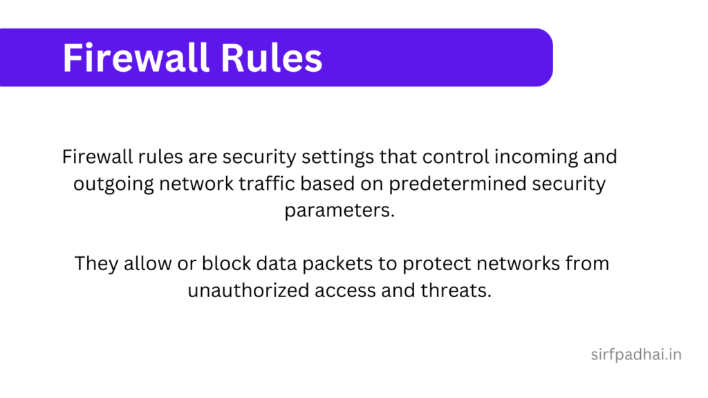 Firewall Rules pdf | rules of firewall - sirfpadhai » Sirf Padhai